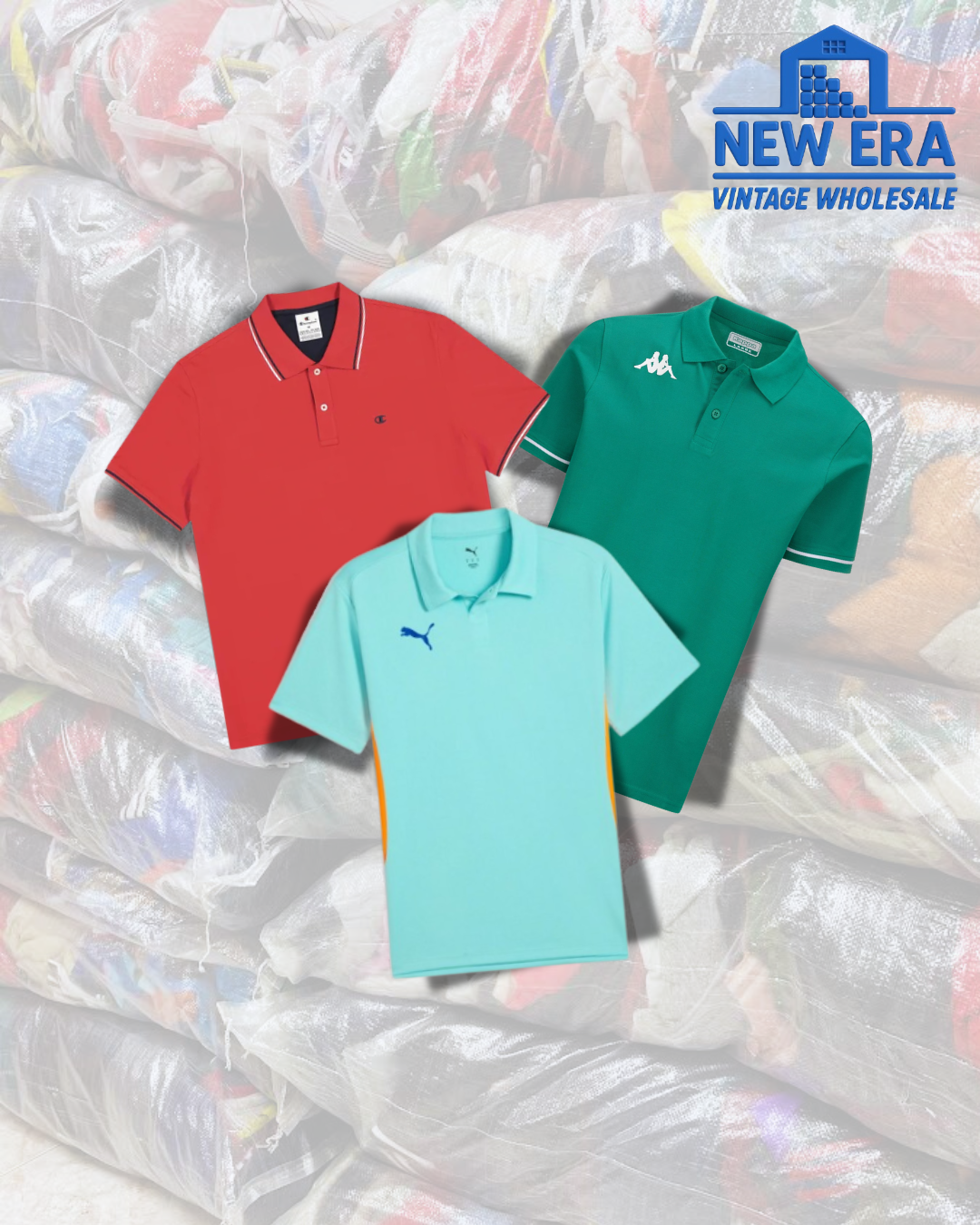 (x 20) Polos de marca – The New Era Elegance Vintage